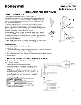 Honeywell ce3-install-guide | PDF
