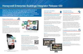 Honeywell EBI-R430-brochure | PDF