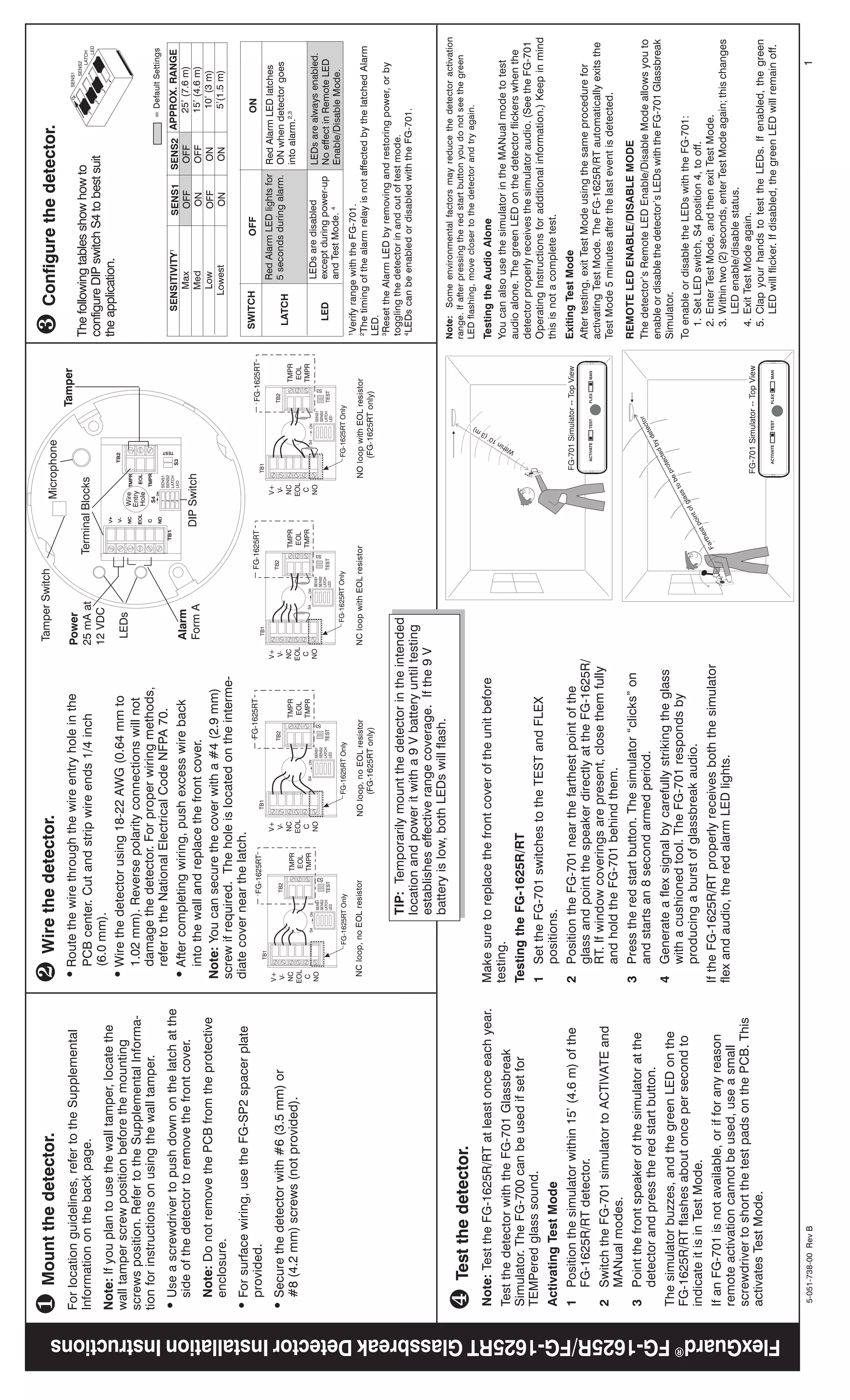 Honeywell fg1625r-install-guide | PDF