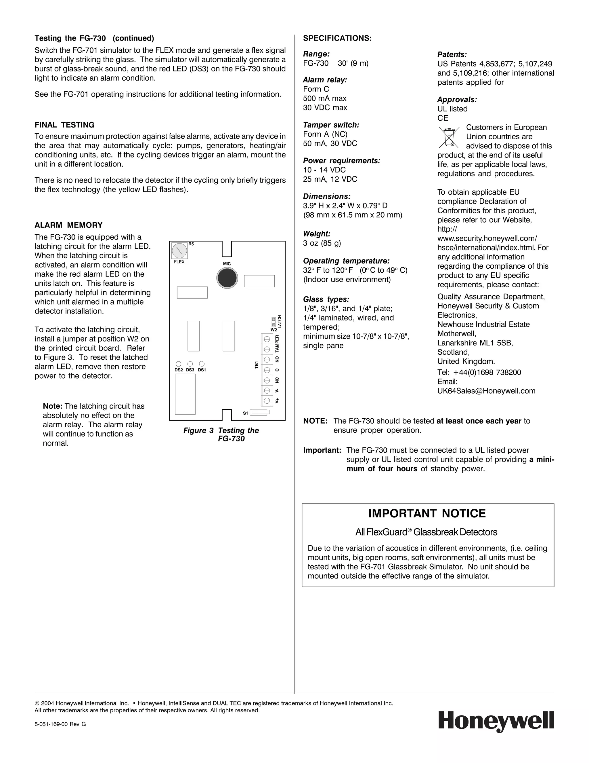 Honeywell fg730-install-guide | PDF