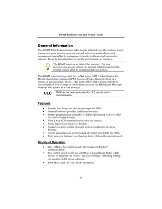 Honeywell gsmx-install-guide | PDF