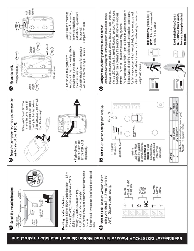 Honeywell is216t-cur-install-guide | PDF