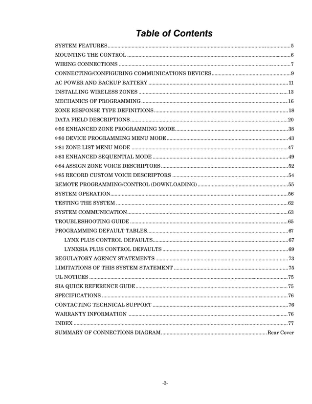 Honeywell L3000 Install Guide | PDF