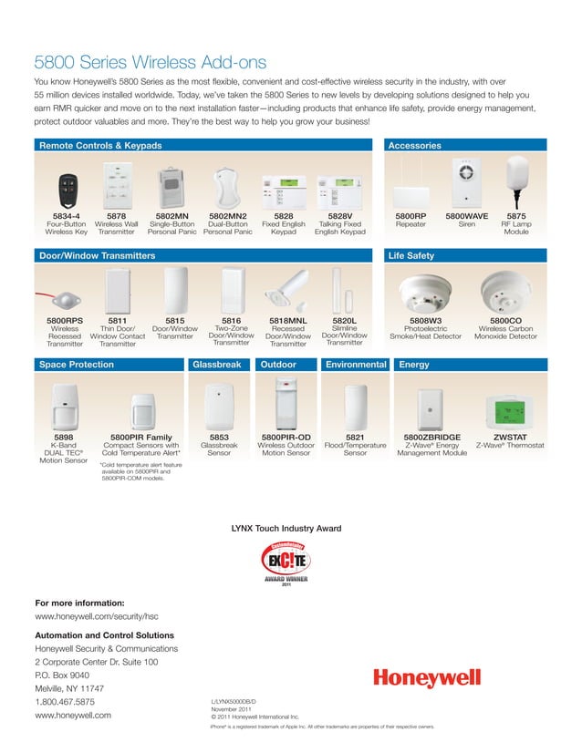 Honeywell L5000 Dealer Brochure | PDF