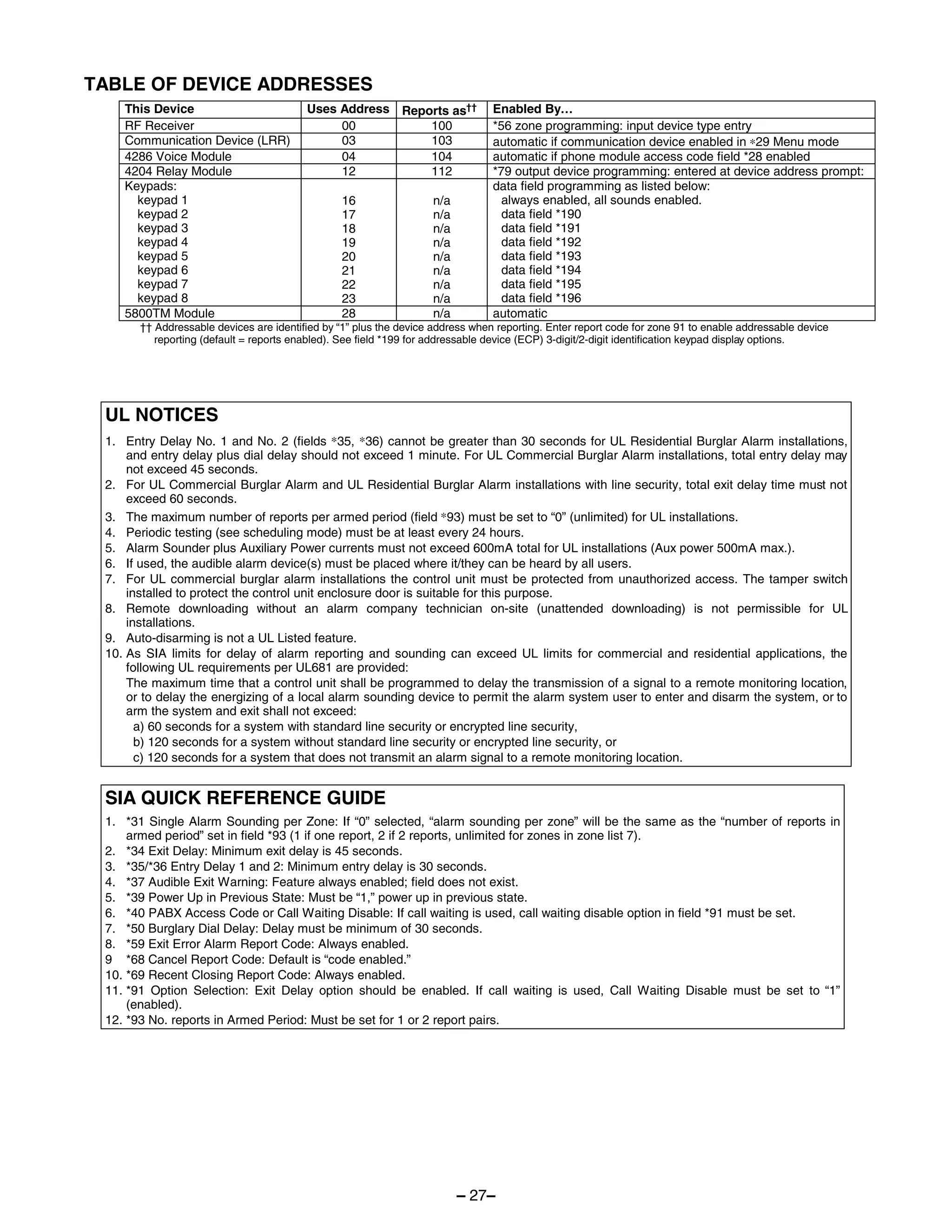 Honeywell vista-10p-programming-guide | PDF