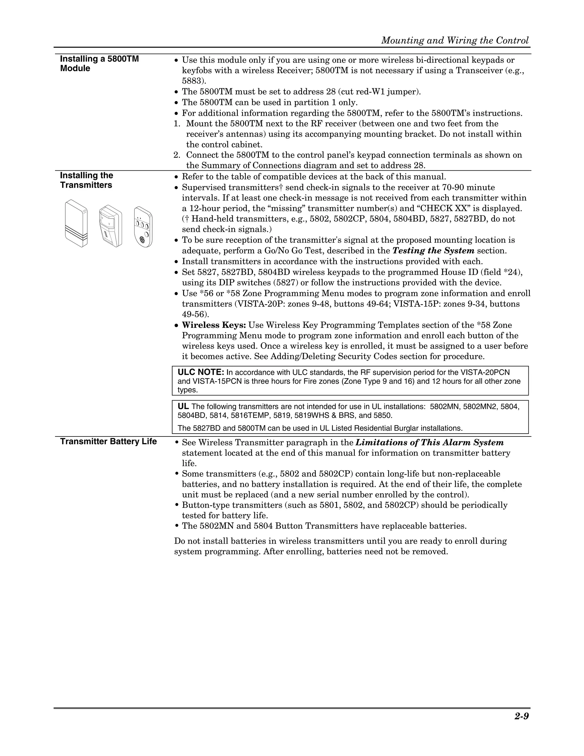 Honeywell Vista 15p Honeywell Vista 20P Install Guide | PDF