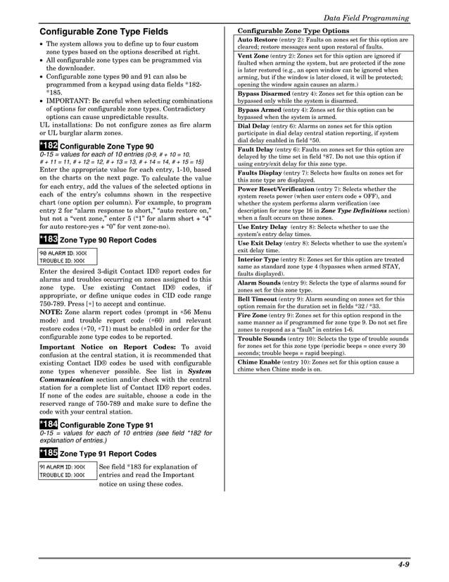 Honeywell Vista 21IP Install guide | PDF
