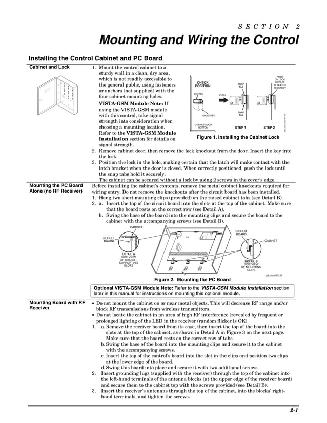 Honeywell Vista 21IP Install guide | PDF