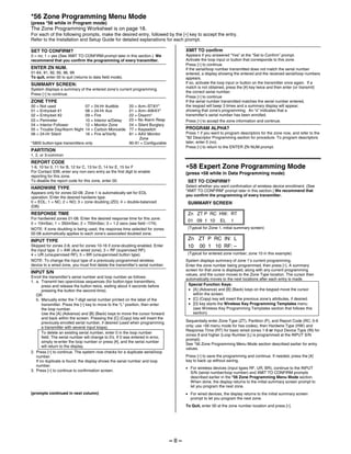 Honeywell Vista 21IP Programming Guide | PDF