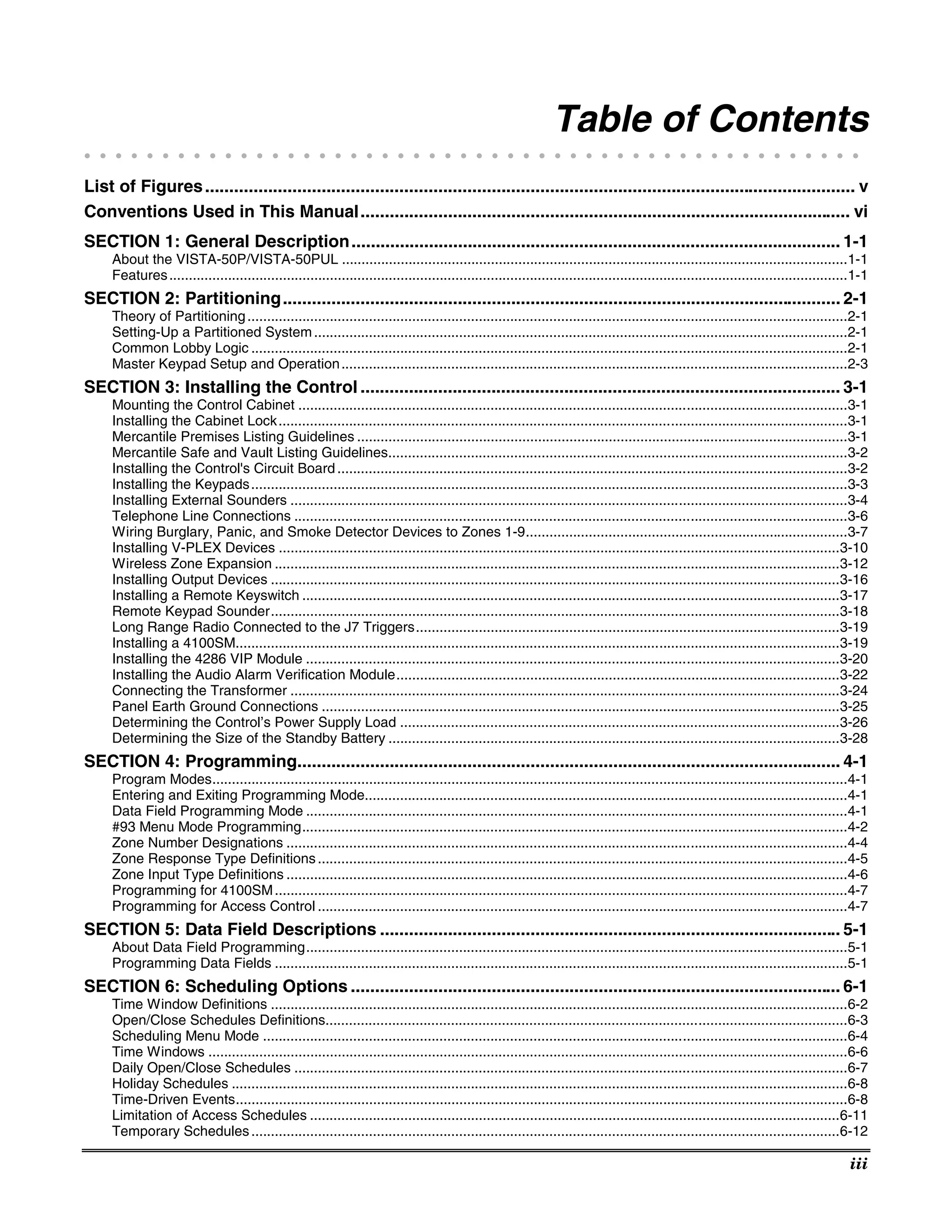 Honeywell vista-50p-install-guide | PDF