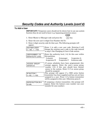 Honeywell vista-50p-user-guide | PDF