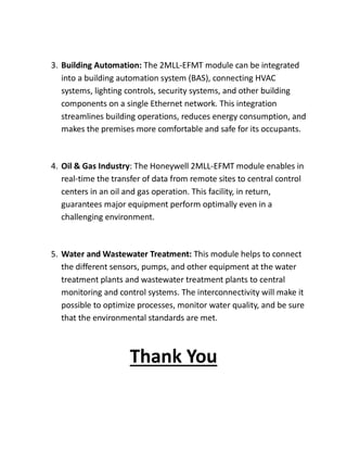Honeywell 2mll efmt fast ethernet interface module.pdf