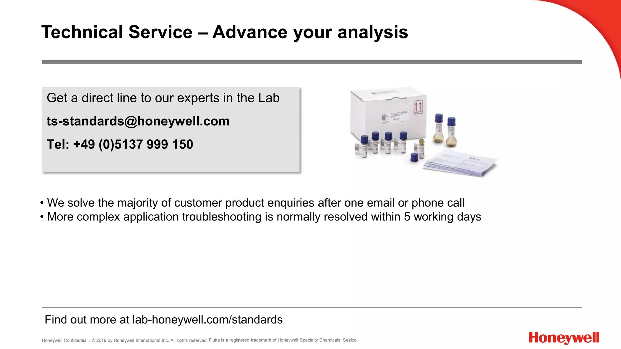 Honeywell Analytical Standards Presentation | PPTX