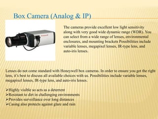 HONEY WELL CCTV CAMERA DEALERS IN BANGLORE | PPTX