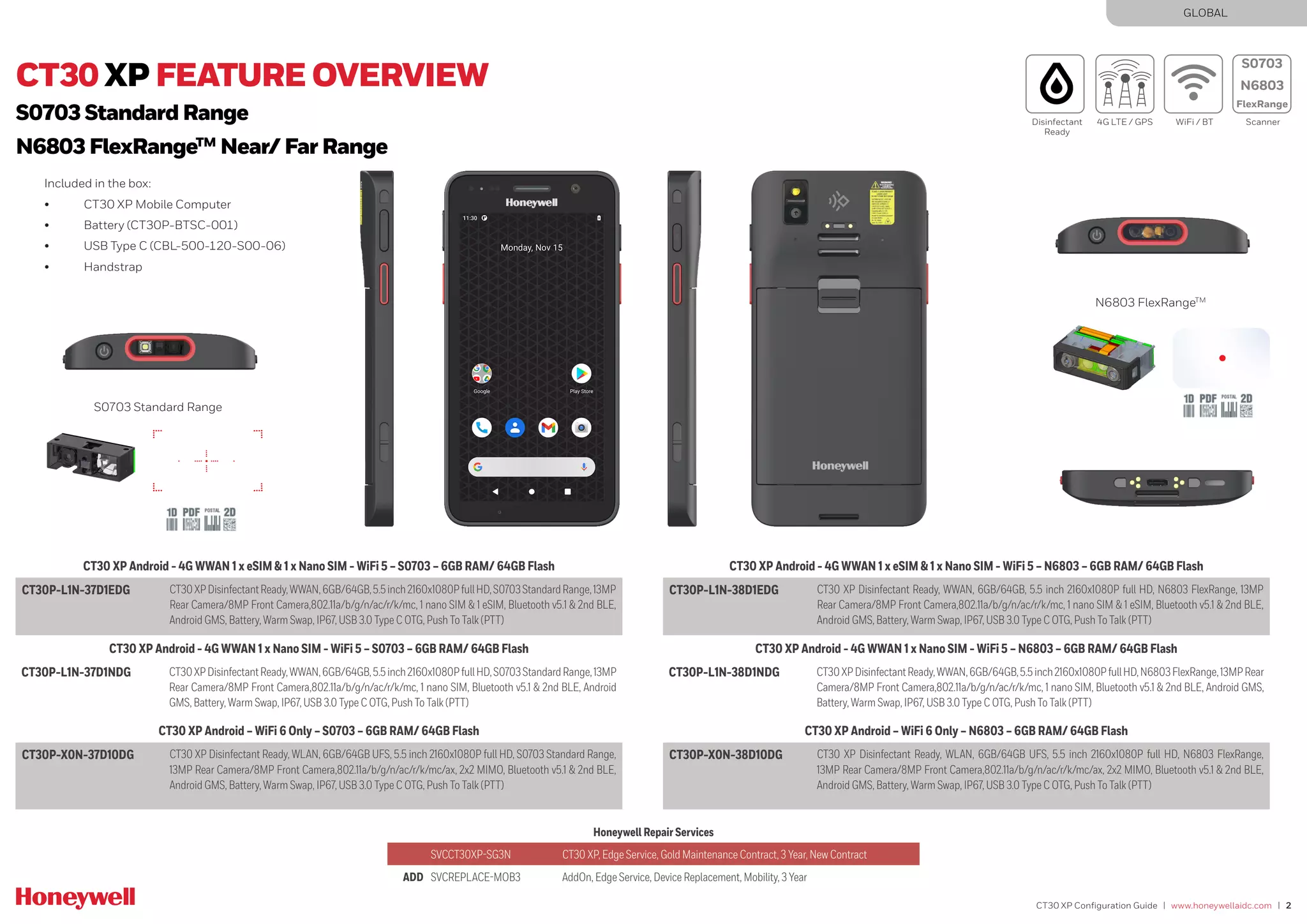 Honeywell CT30 XP Mobile Computer - Configuration Guide (1).pdf | Smartphones | Consumer Electronics