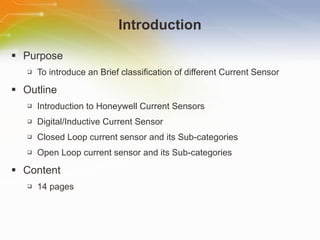 Current Sensor | PPT