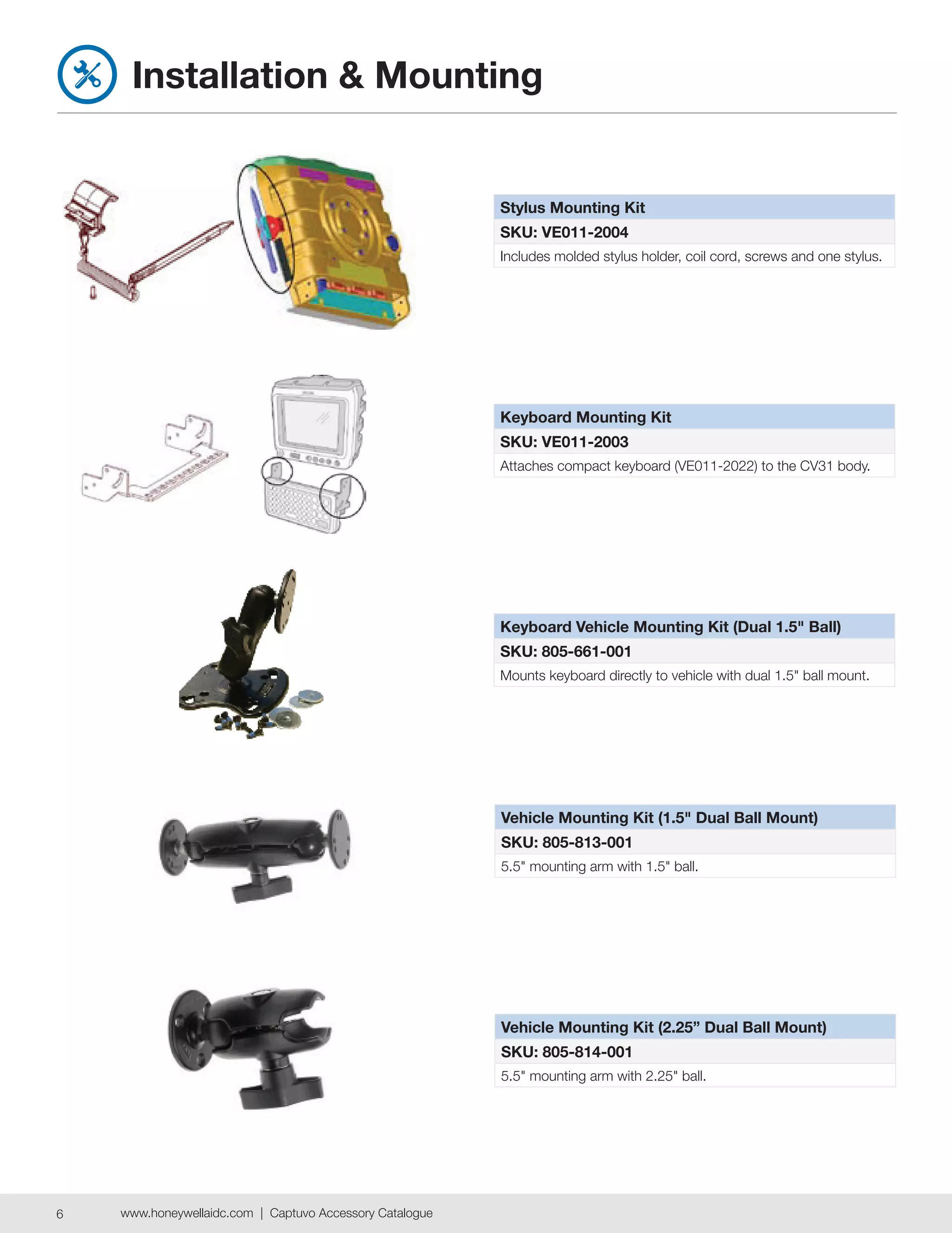 Honeywell cv31 vehicle mount computer accessory guide | PDF