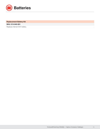 Honeywell cv31 vehicle mount computer accessory guide | PDF