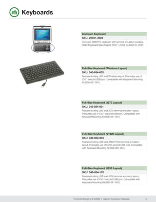 Honeywell cv31 vehicle mount computer accessory guide | PDF