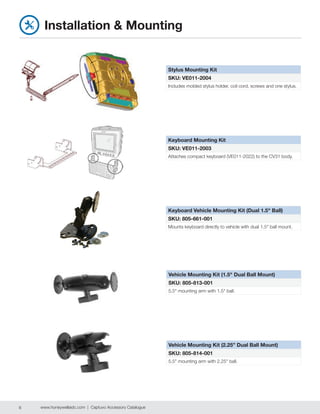 Honeywell cv31 vehicle mount computer accessory guide | PDF