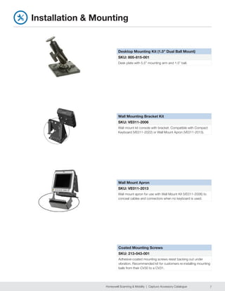 Honeywell cv31 vehicle mount computer accessory guide | PDF