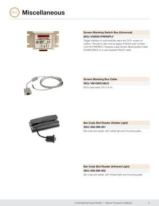 Honeywell cv31 vehicle mount computer accessory guide | PDF