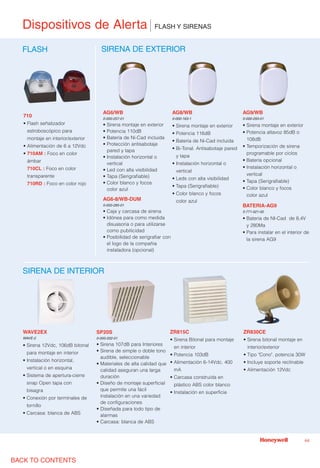 Honeywellesintrusioncatalogo2006 | PDF