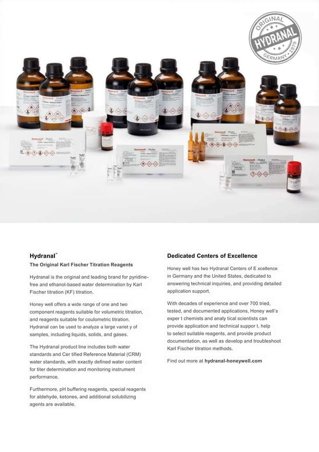 Honeywell Fluka | PPTX | Chemistry | Science