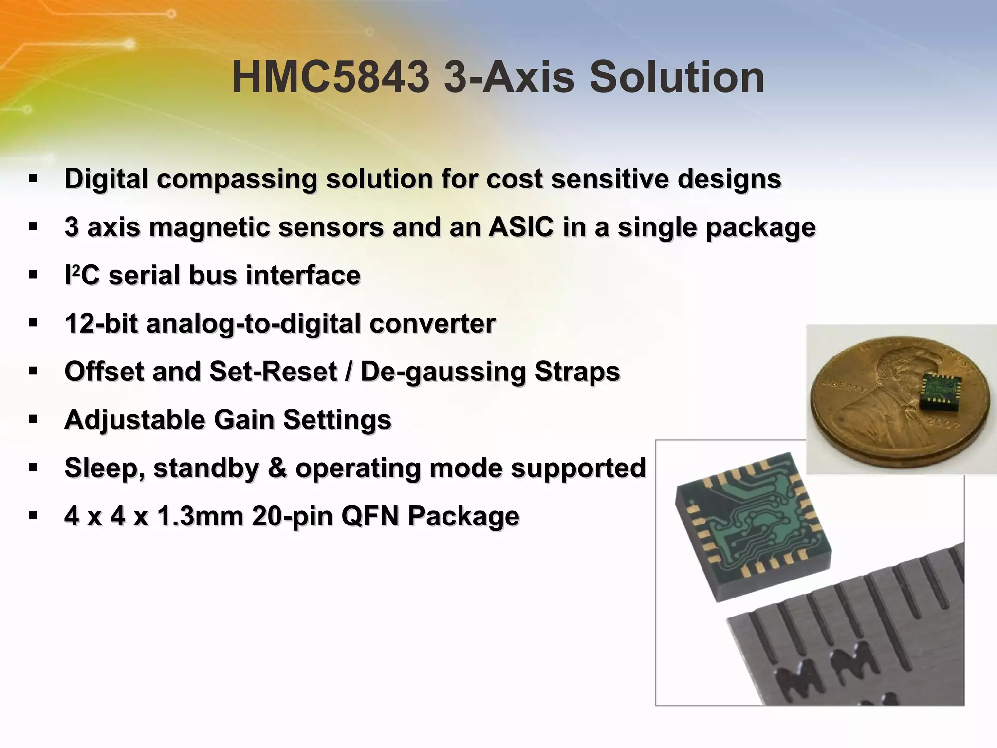HMC5843 3-Axis Electronic Compass | PPT