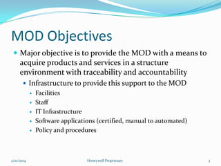 Honeywell mod pmo | PPT
