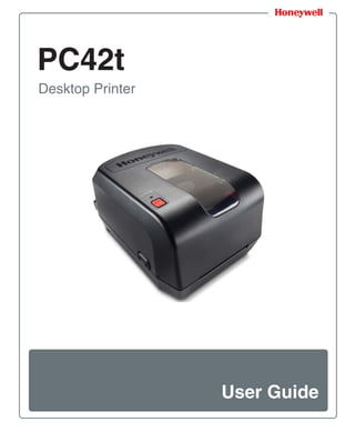 허니웰프린터 Honeywell PC42t 열전사감열 데스크탑 바코드프린터 매뉴얼 | PDF