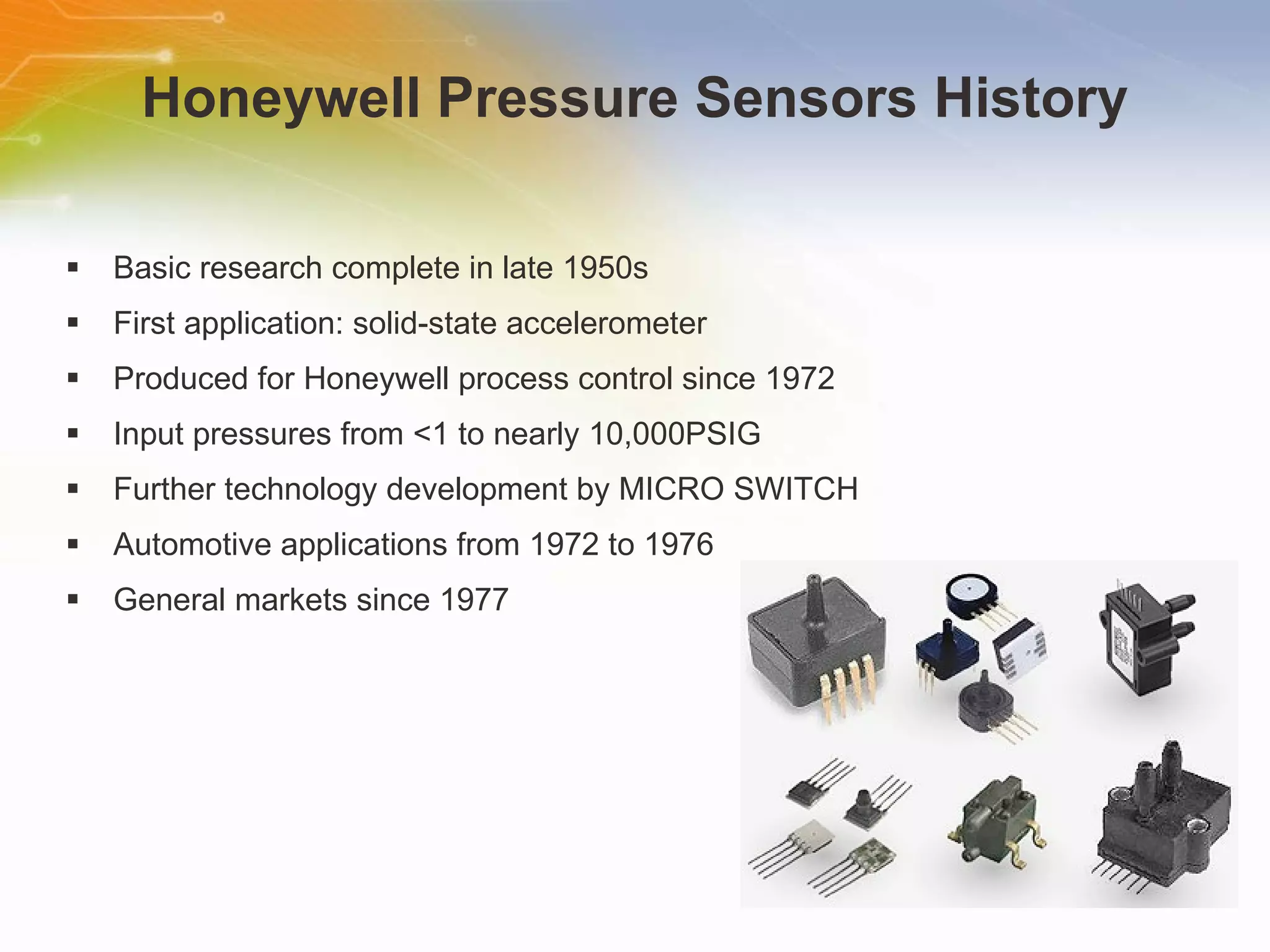Silicon Low Pressure Sensors | PPT
