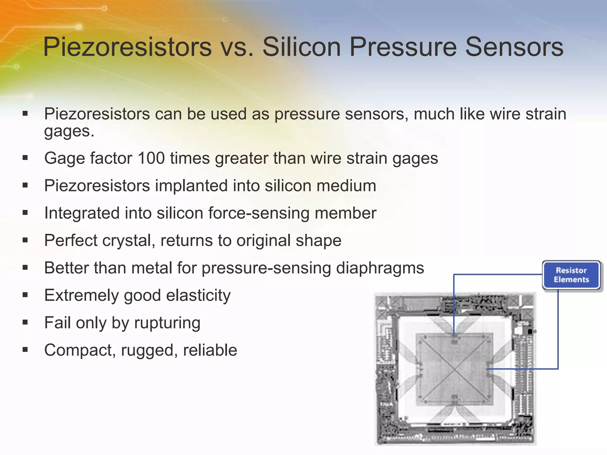 Silicon Low Pressure Sensors | PPT