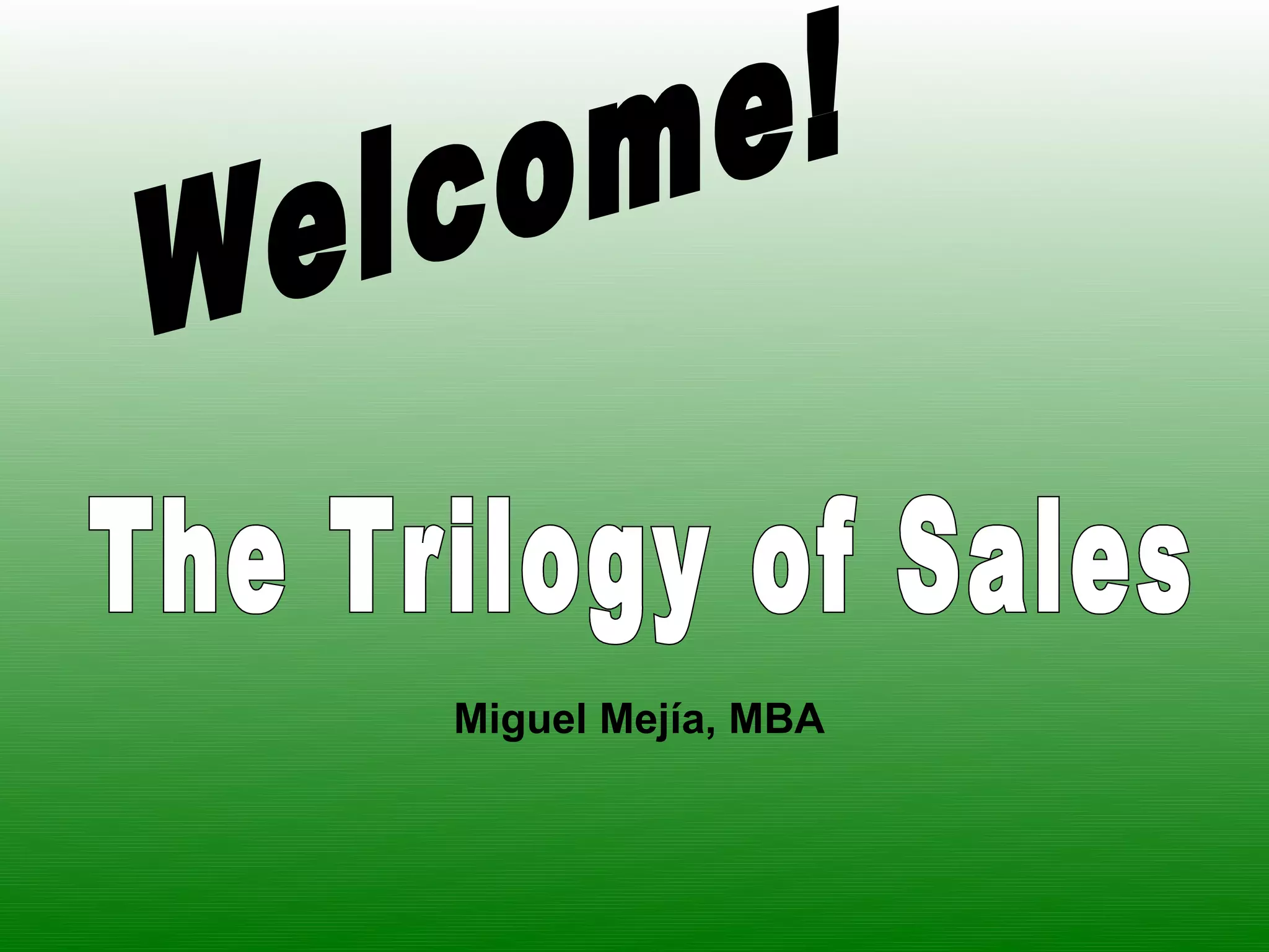 Honeywell sales trilogy | PPT