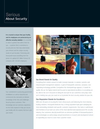 Honeywell Vindicator® Corporate Brochure | PDF