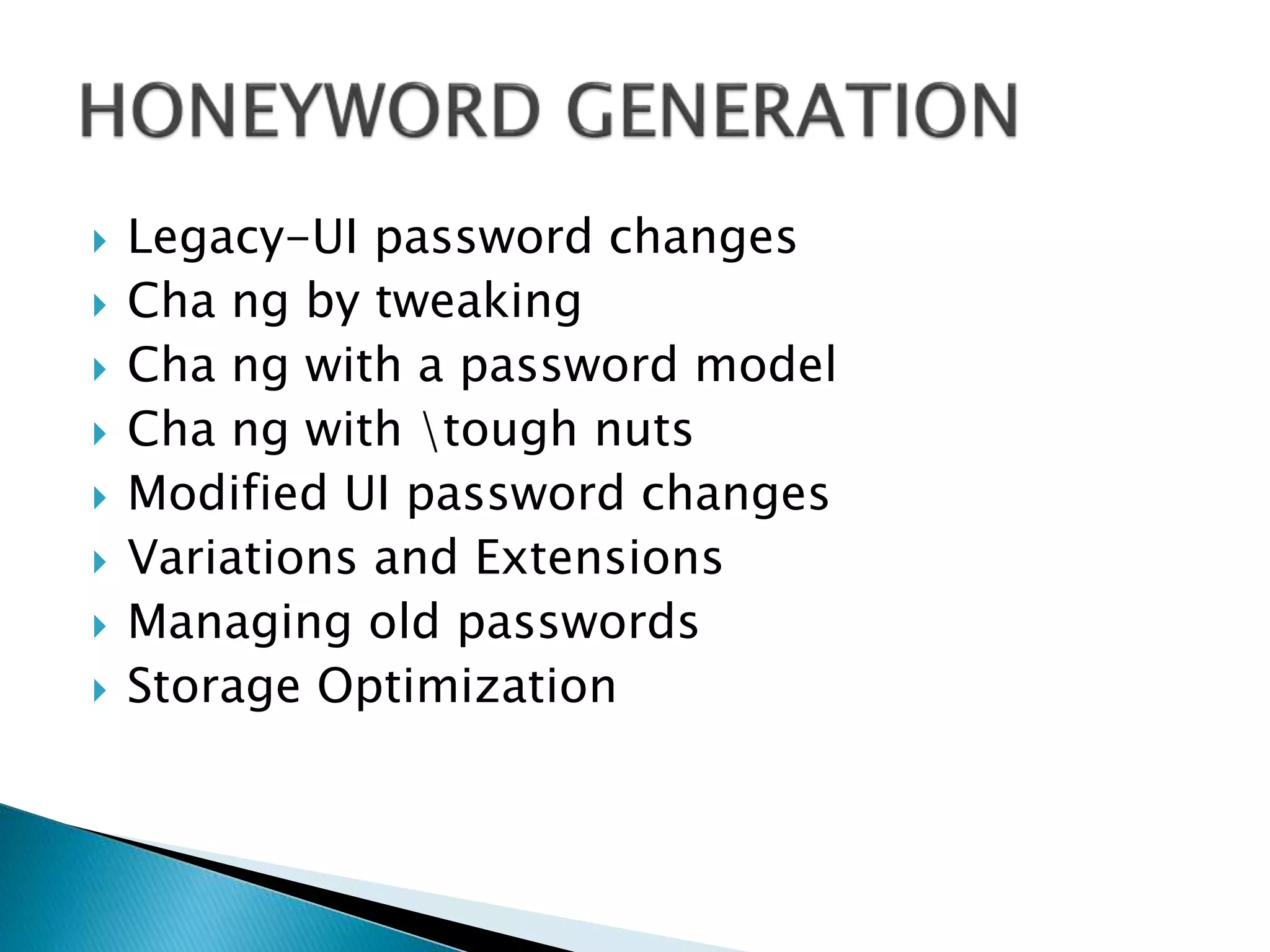Honeywords | PPTX