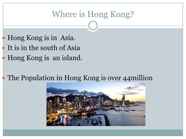 Hong kong | PPTX