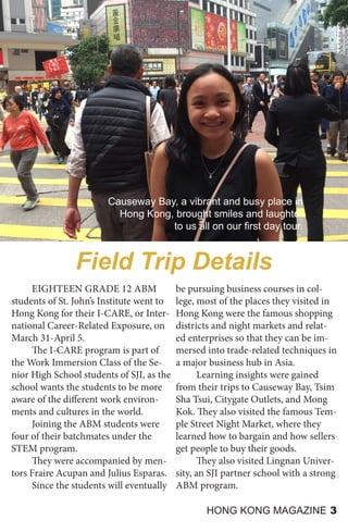 Hong Kong Educational Tour | PDF