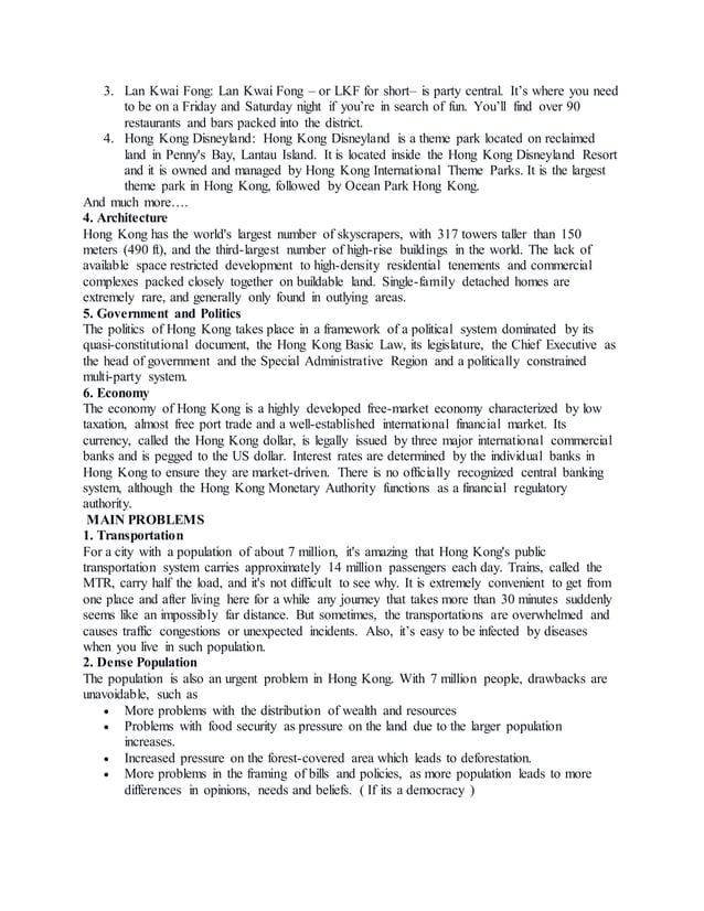 Hong Kong - Script | PDF