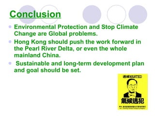 Hong Kong Environmental Protection And Policy Development | PPT