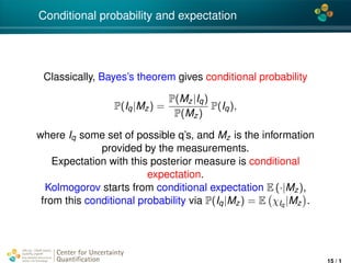 Connection between inverse problems and uncertainty quantification ...