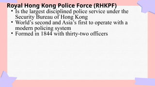 Hong Kong Policing.pptxf y t u to x ight be zzz | PPTX