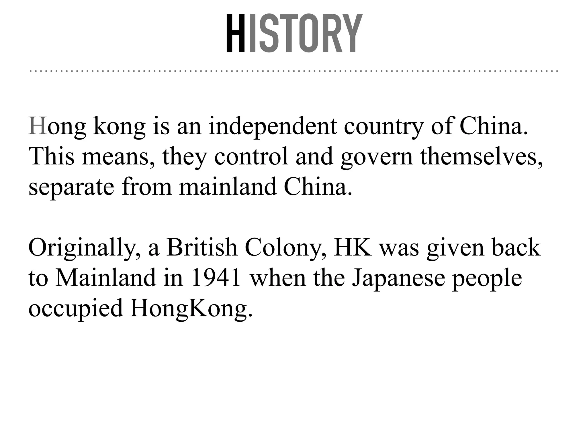 Hong kong ppt | PDF