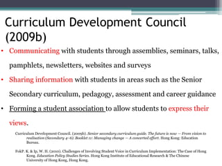Hong kong students’ voice in hk’s curriculum | PPT