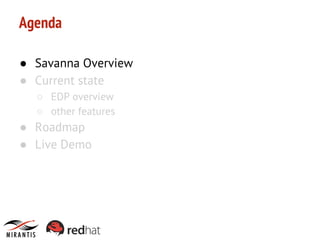 Hong Kong OpenStack Summit: Savanna - Hadoop on OpenStack | PDF