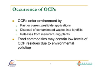 Hong Kong Total Diet Study: Organochlorine | PDF