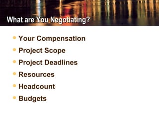 Honing your Workplace Negotiating Skills | PPT