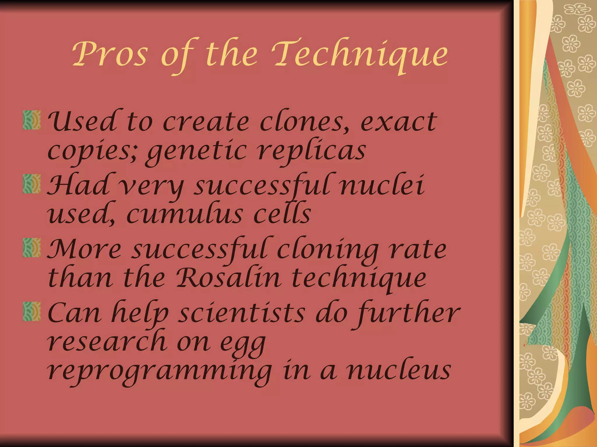 Honolulu cloning technique | PPT | Free Download