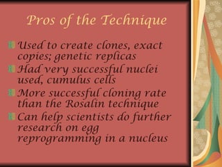 Honolulu cloning technique | PPT