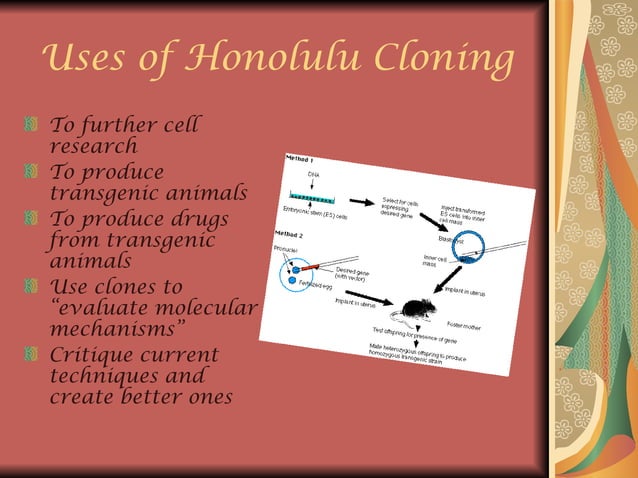 Honolulu cloning technique | PPT